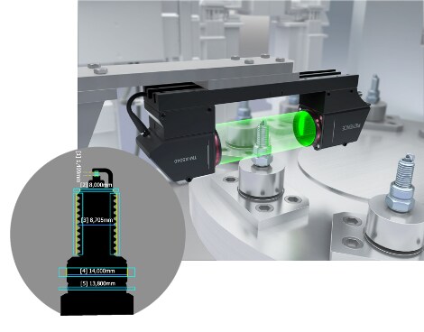 Gewinde messen mit dem Inline Profilprojektor | KEYENCE Deutschland